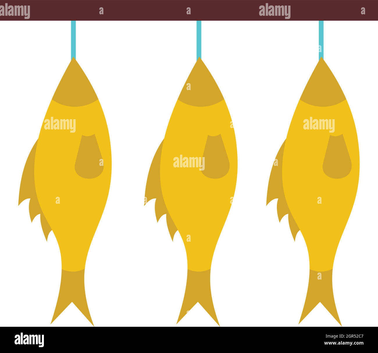 Stockfish hanging Stock Vector Images - Alamy