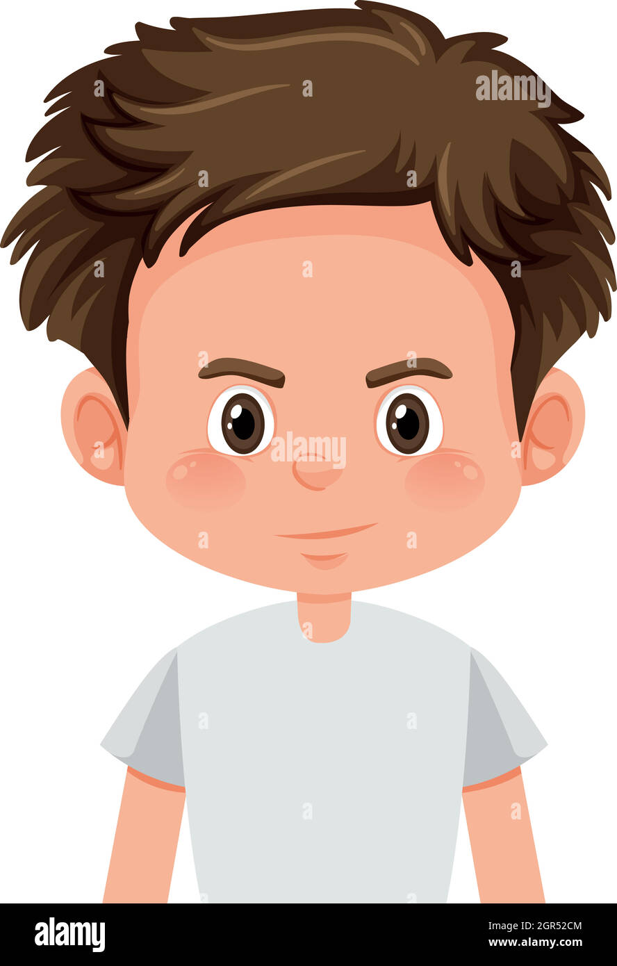 A boy character on white background Stock Vector Image & Art - Alamy