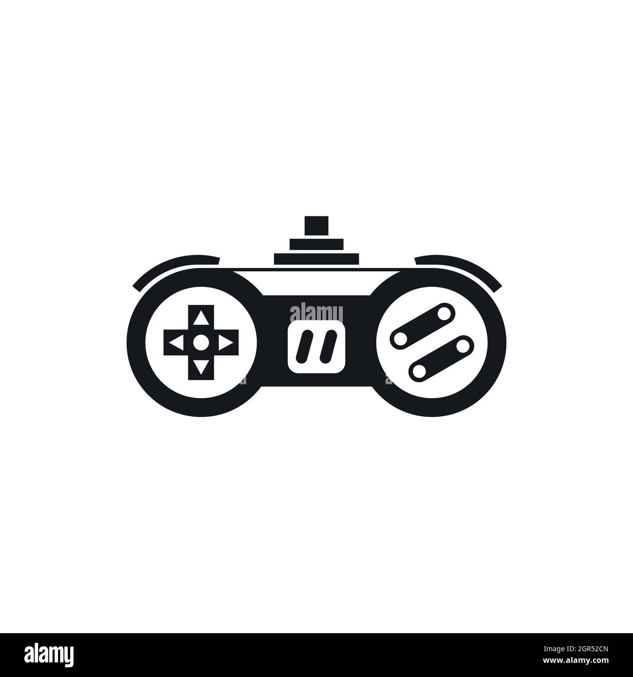 Gamepad icon in simple style Stock Vector Image & Art - Alamy