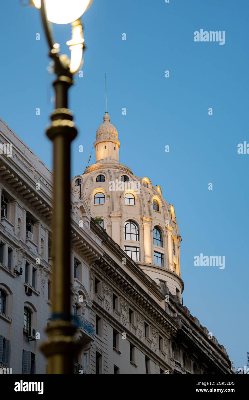 A low angle view of the Architectural Building in Buenos Aires ...