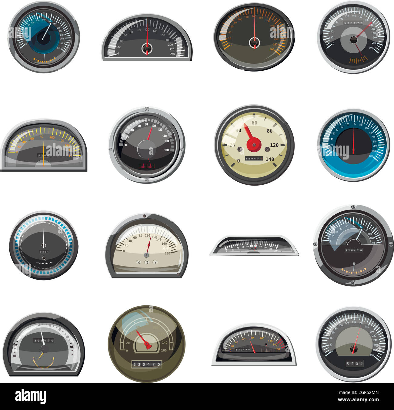 Realistic collection Stock Vector Images - Alamy