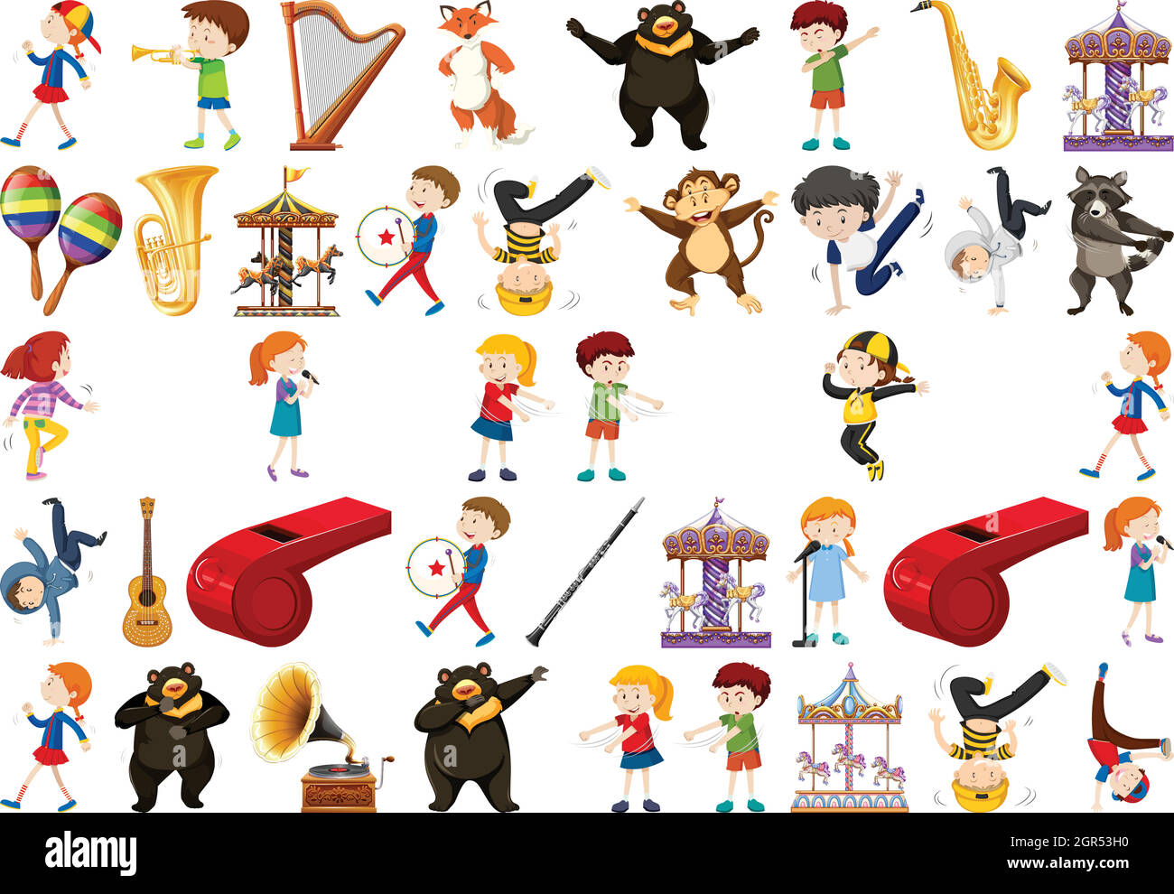 Set of music instrument Stock Vector Image & Art - Alamy