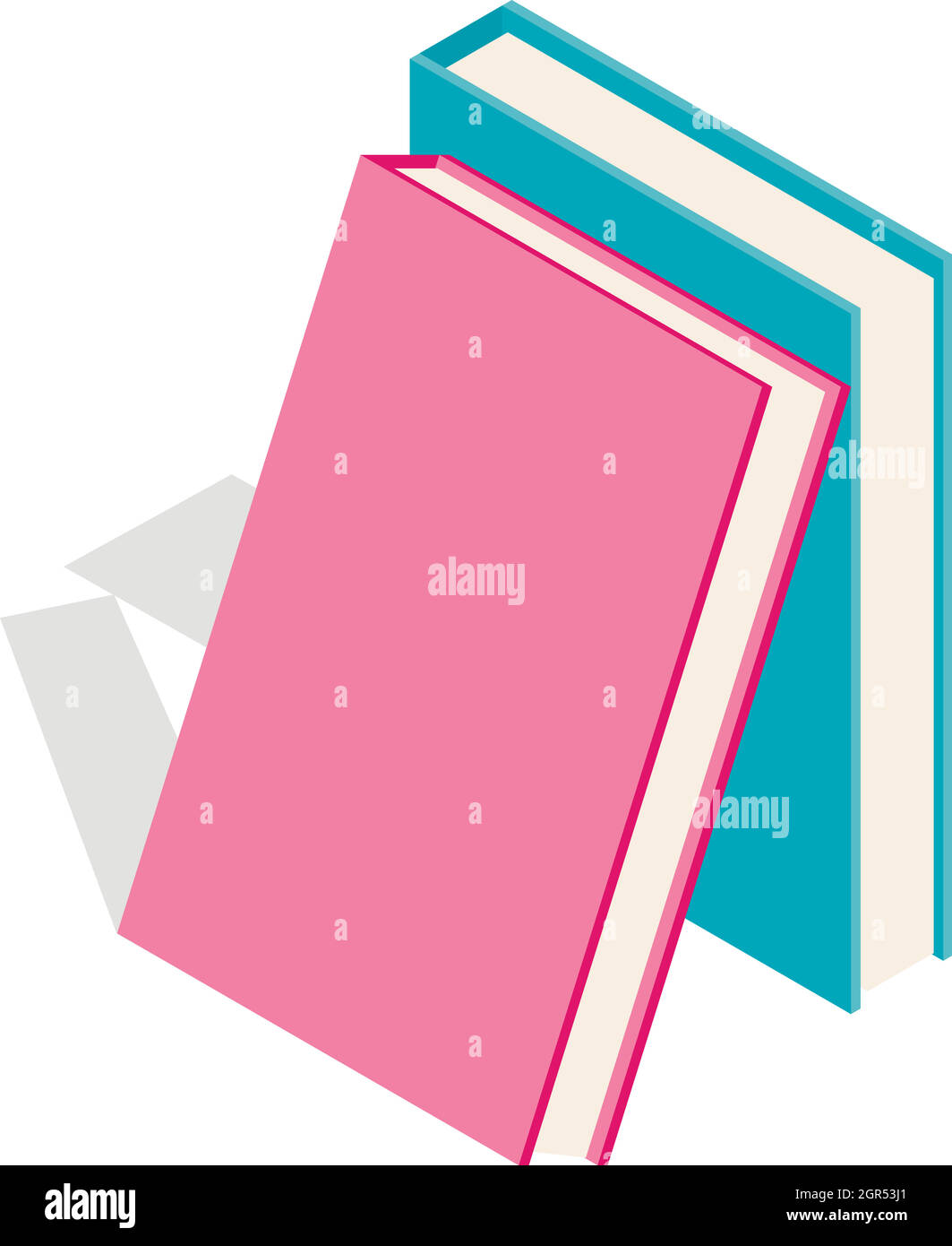 Two books icon, isometric 3d style Stock Vector Image & Art - Alamy