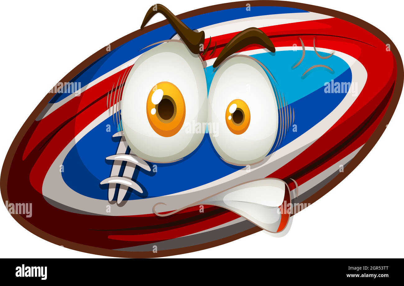 Football with angry face Stock Vector Image & Art - Alamy