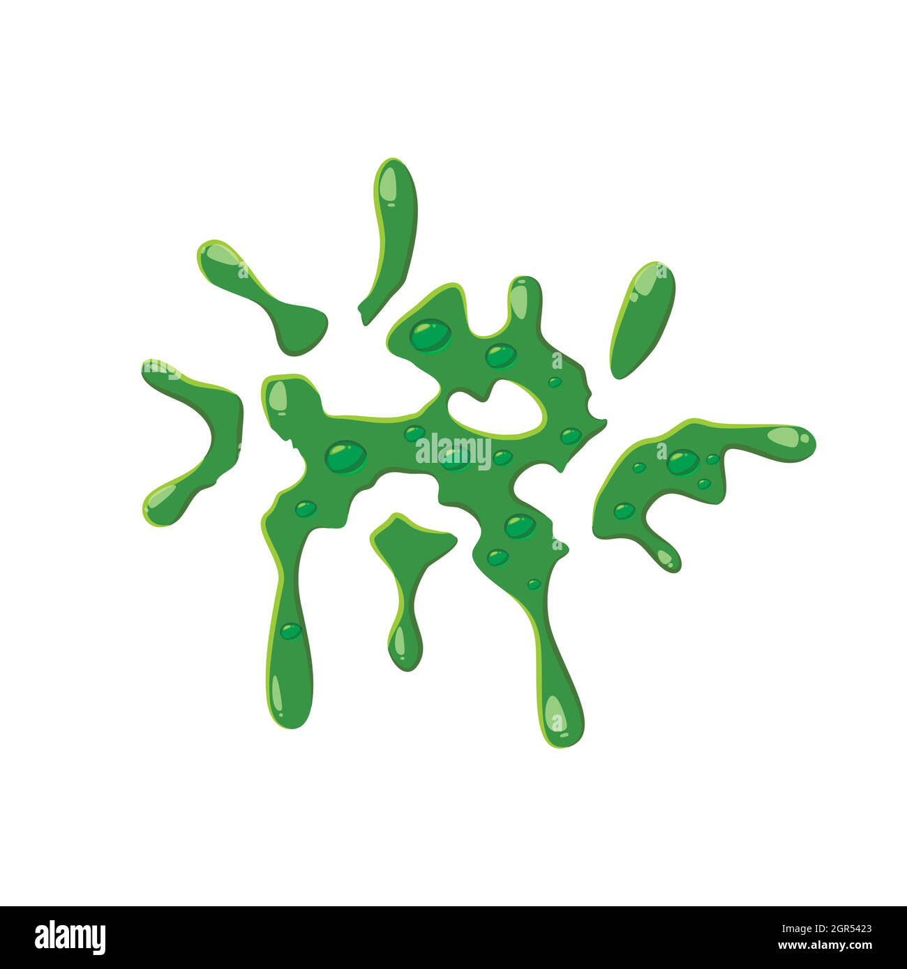 Slime on white hi-res stock photography and images - Alamy