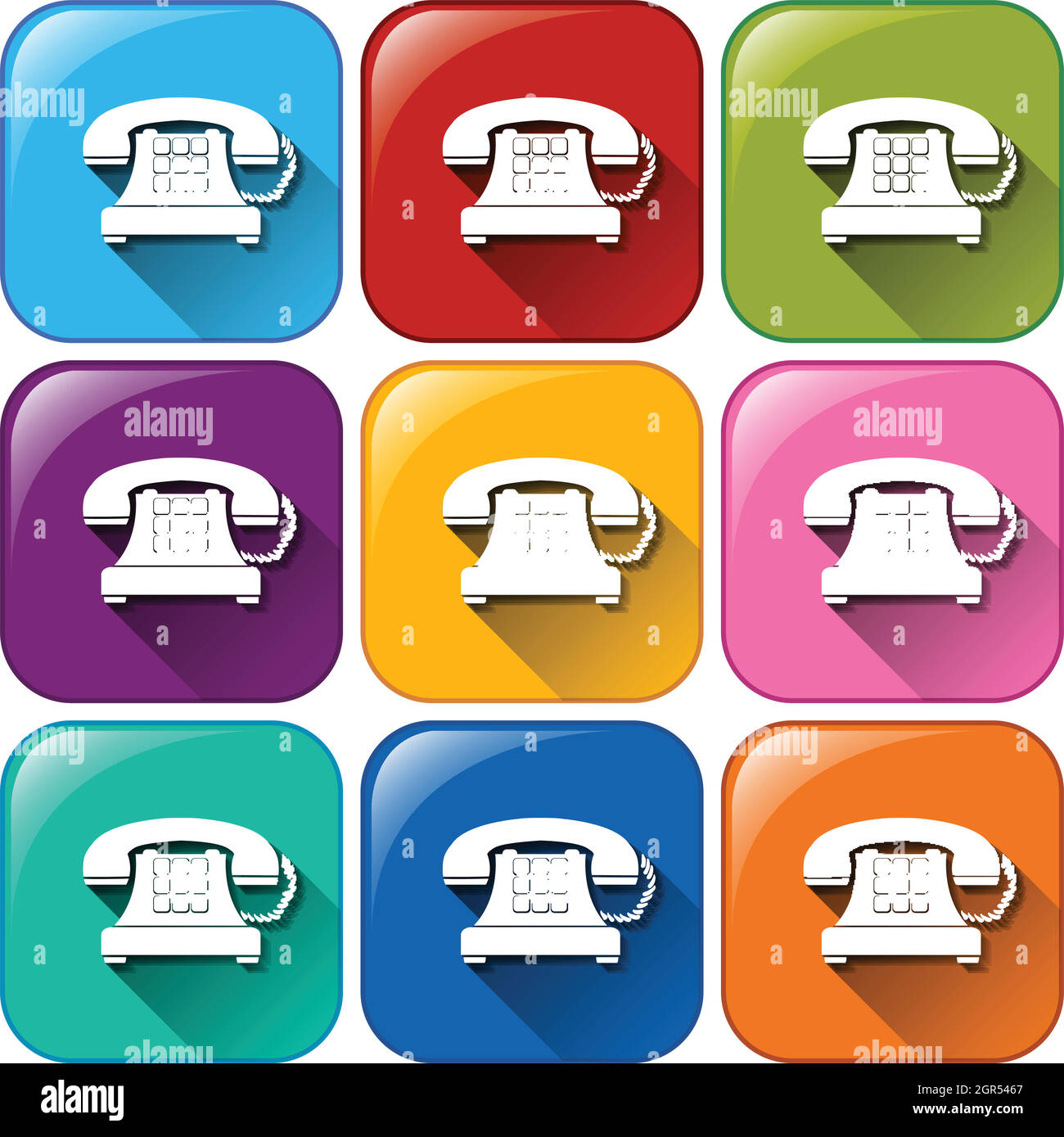 Dial buttons Stock Vector Images - Alamy