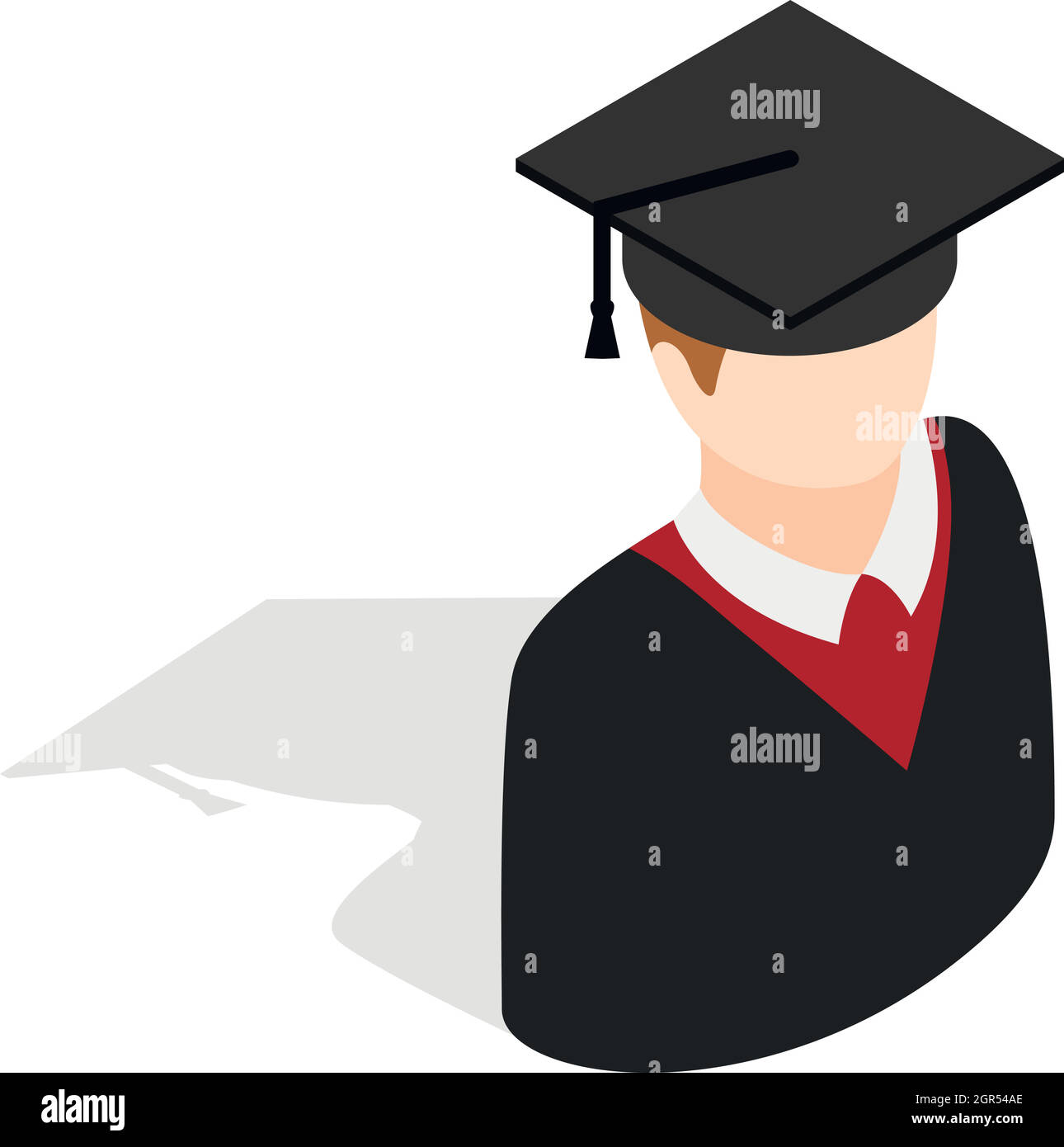 Vector graduate Cut Out Stock Images & Pictures - Alamy