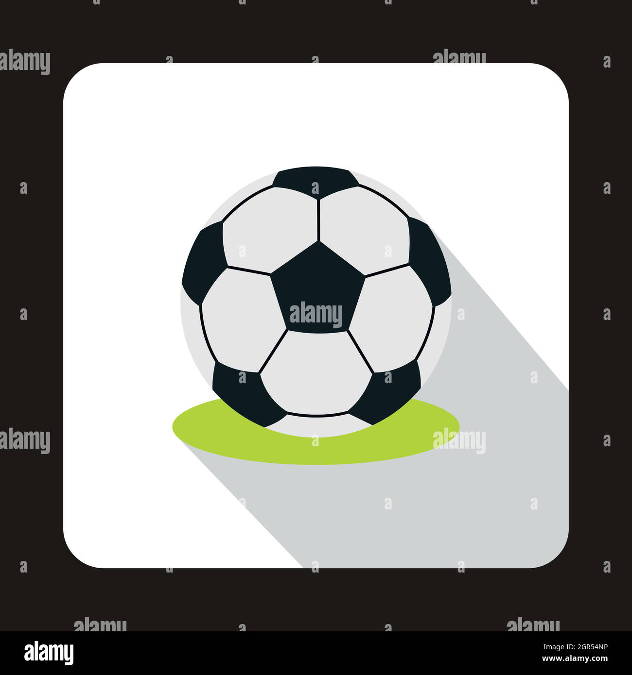 Flat football Stock Vector Images - Alamy