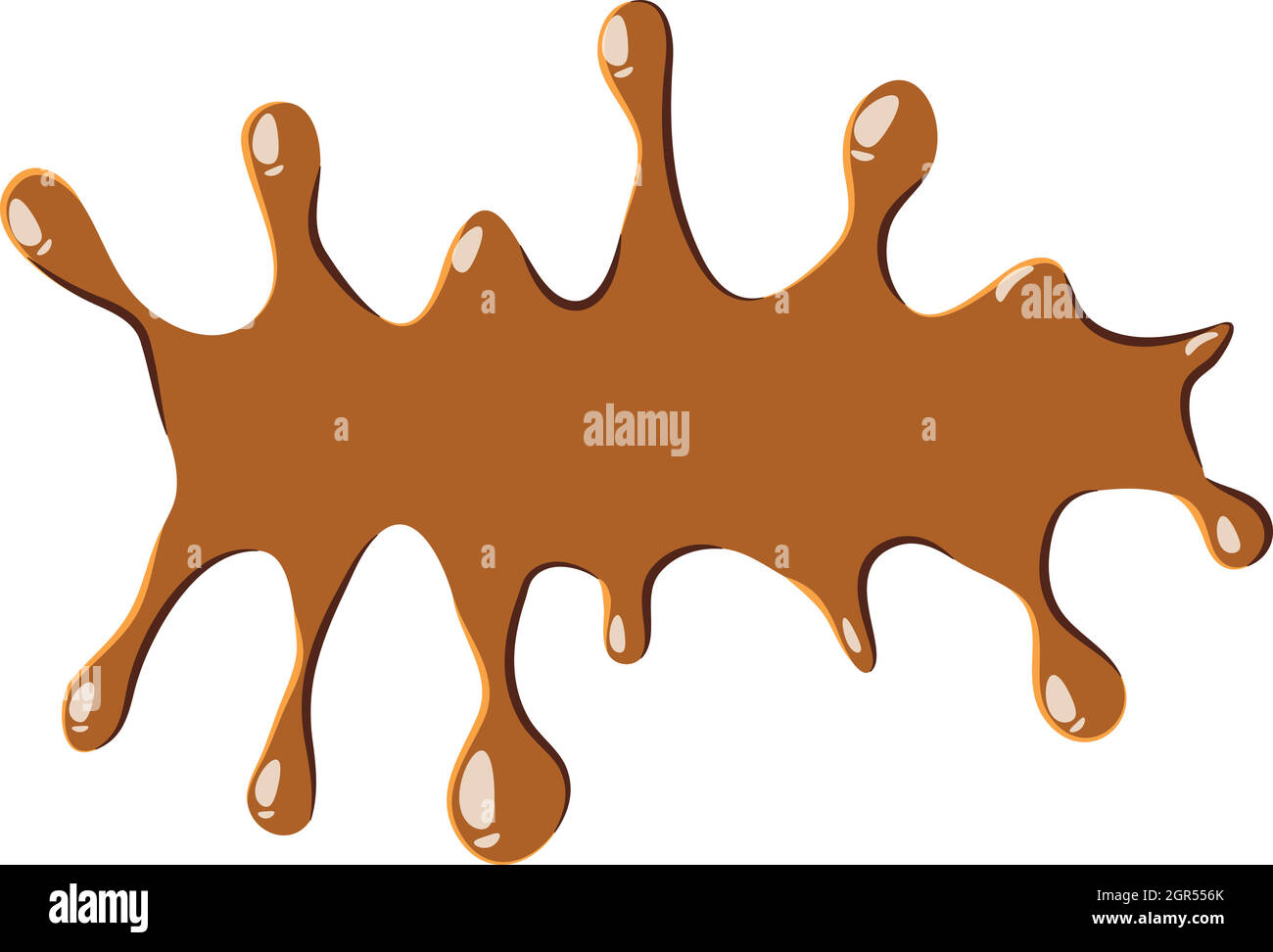 Syrup puddle Stock Vector Images - Alamy