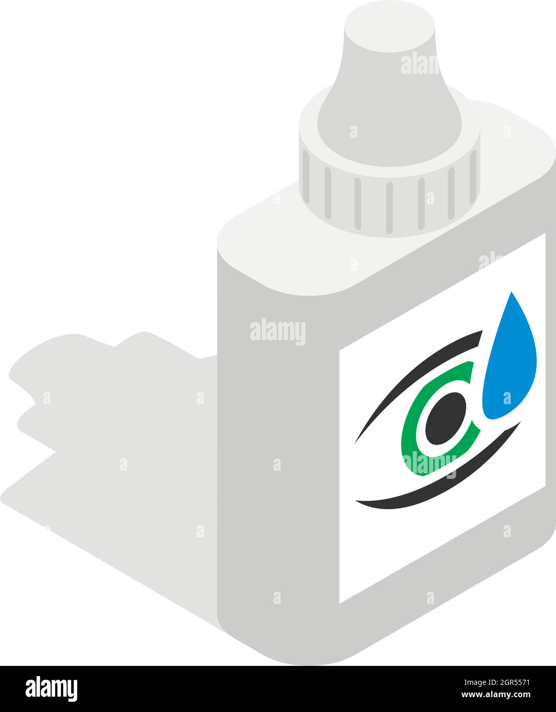 Eye drops icon, isometric 3d style Stock Vector Image & Art - Alamy