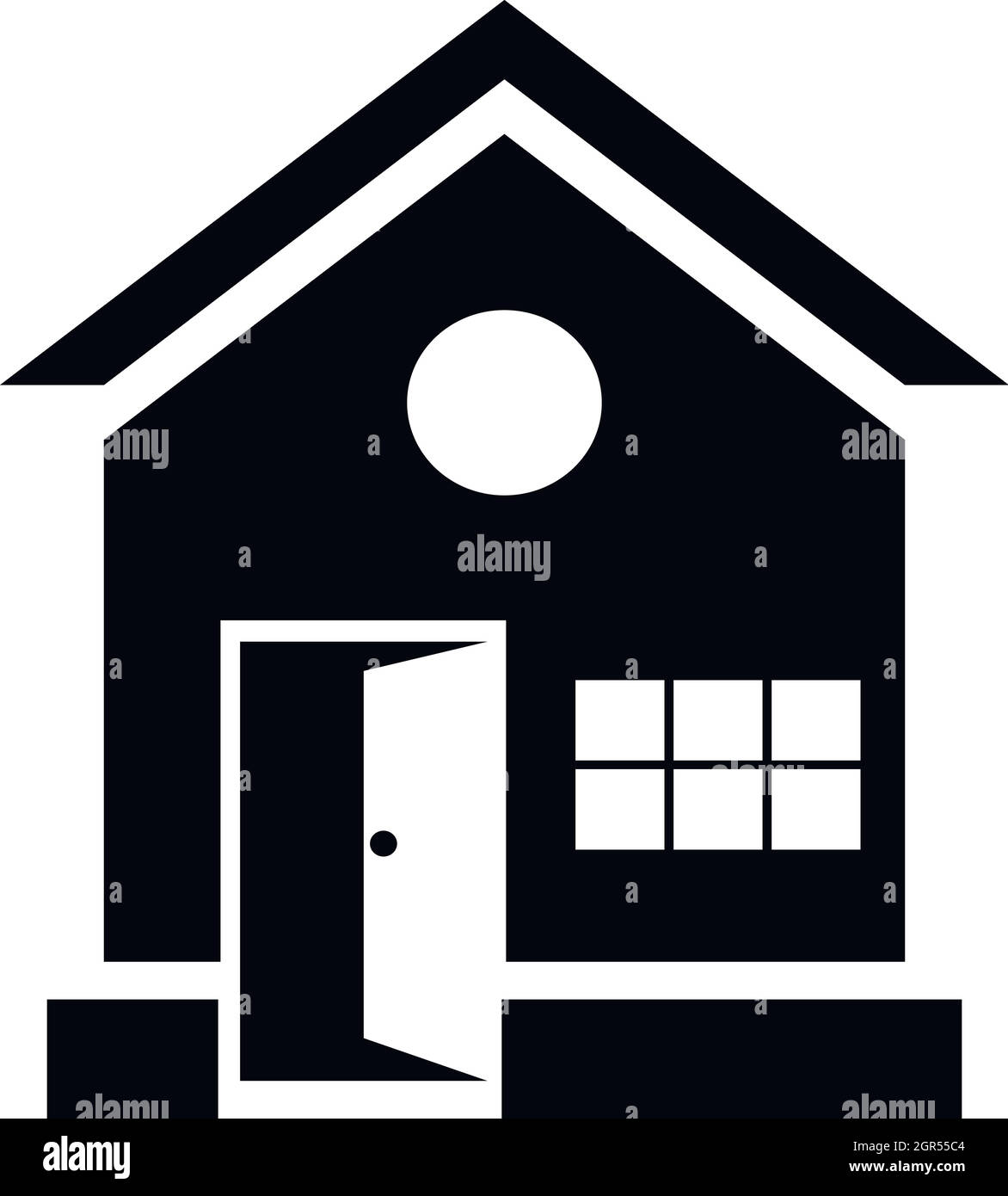 House lock icon Stock Vector Images - Alamy