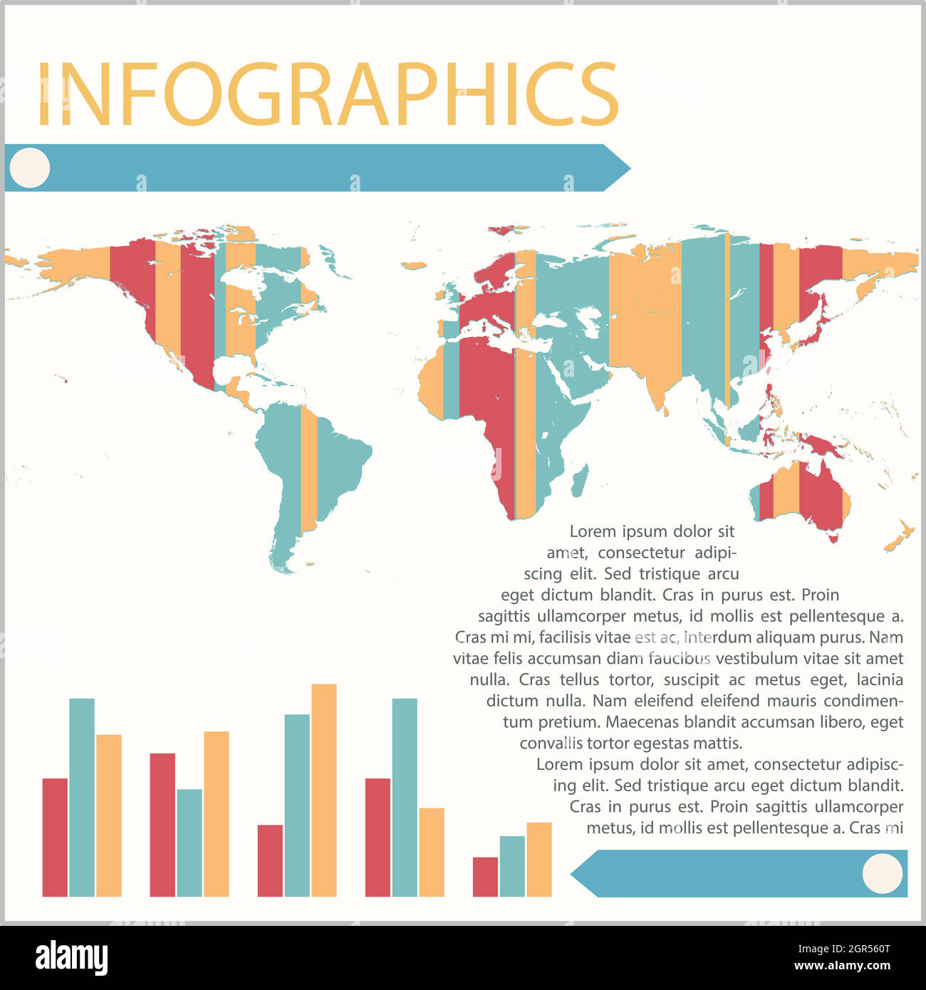 Infographics of a map Stock Vector Image & Art - Alamy