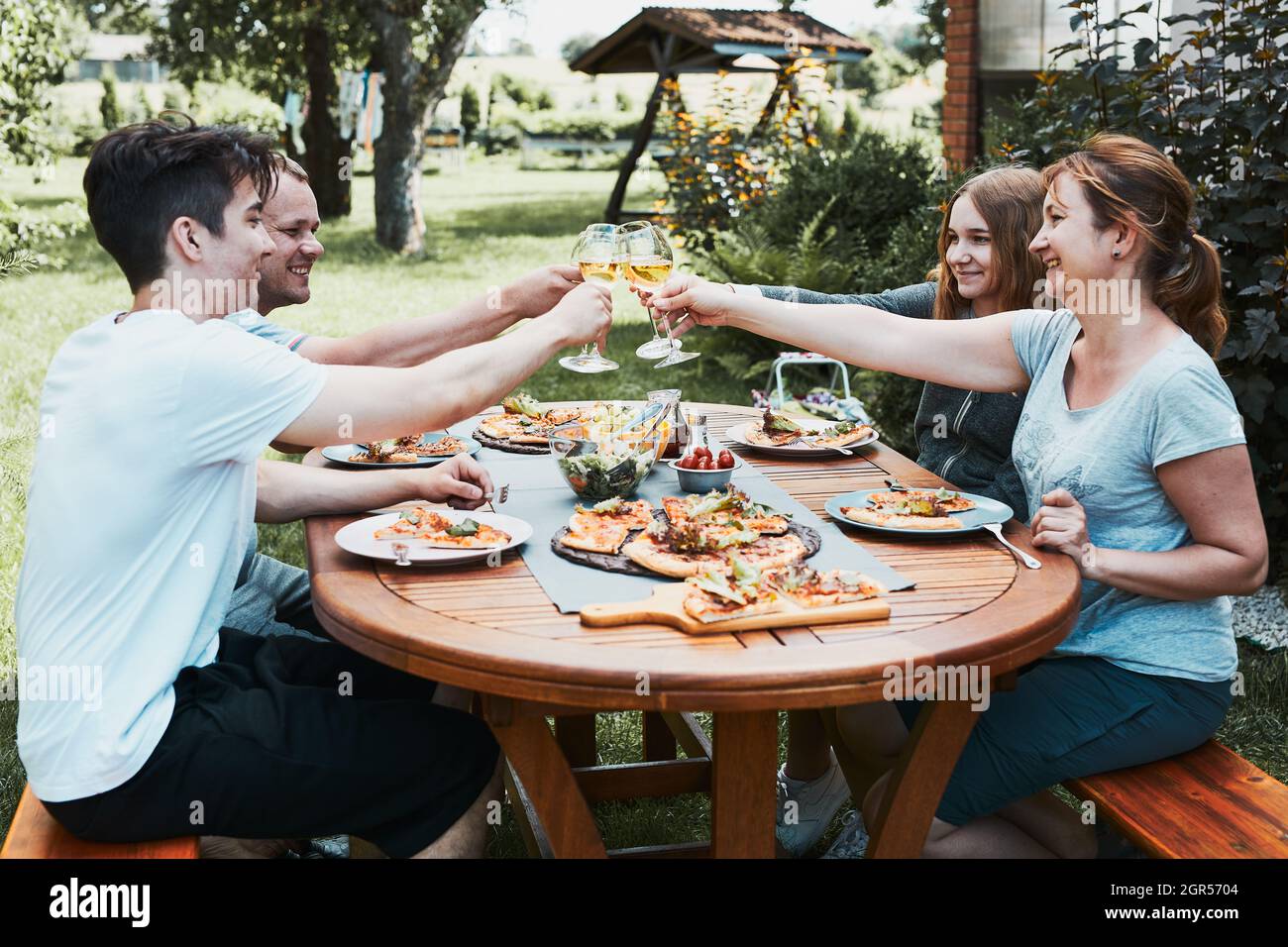 Friendship garden toast hi-res stock photography and images - Alamy