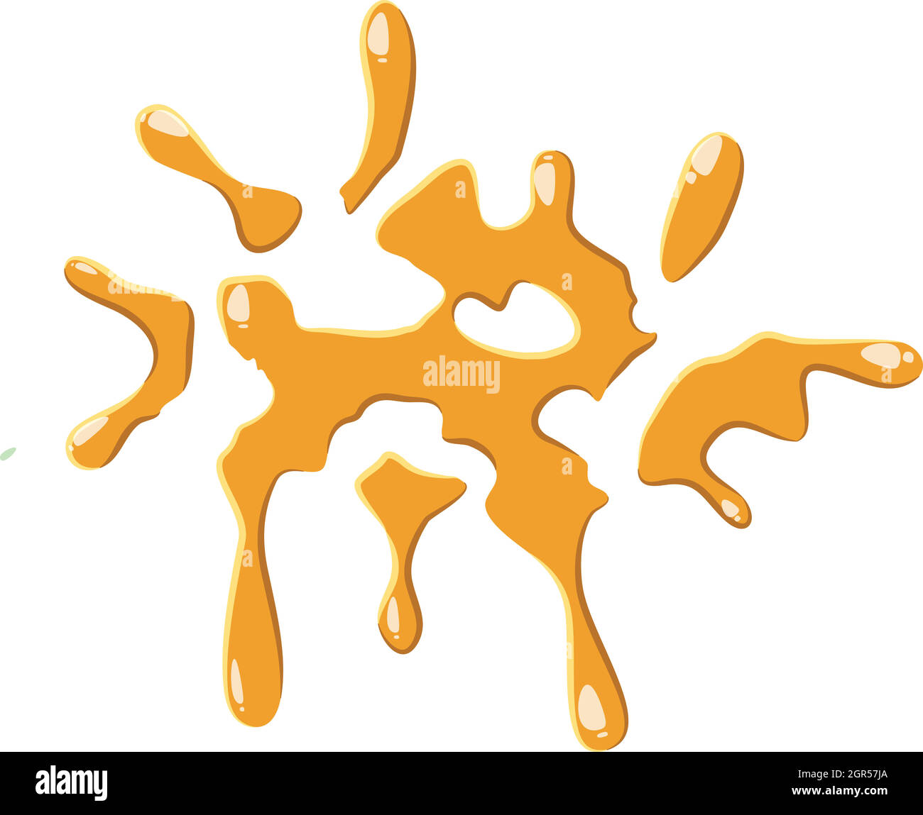 Vitamin golden icon drop Stock Vector Images - Alamy