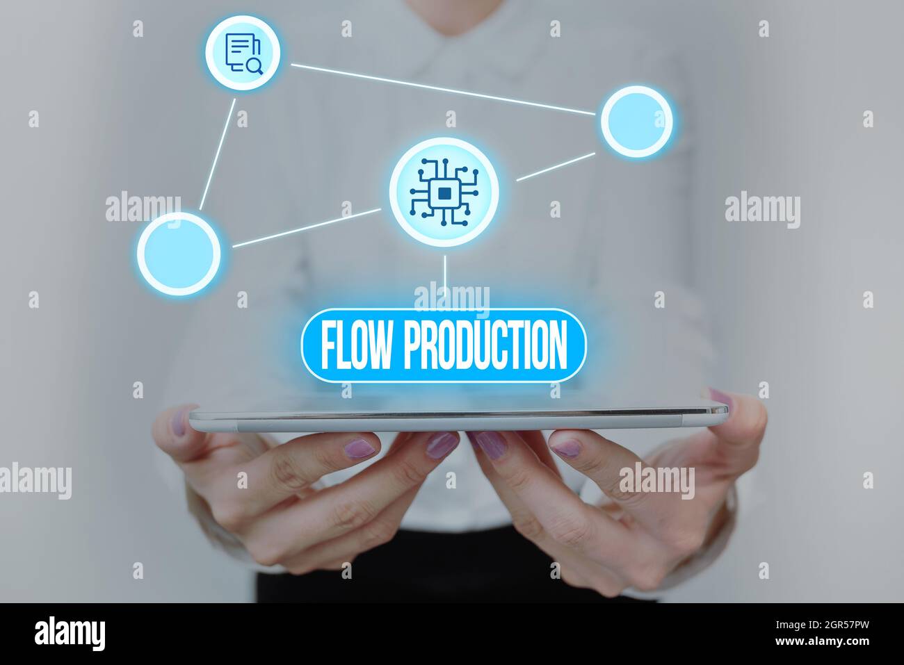 Writing Displaying Text Flow Production Conceptual Photo Items Are