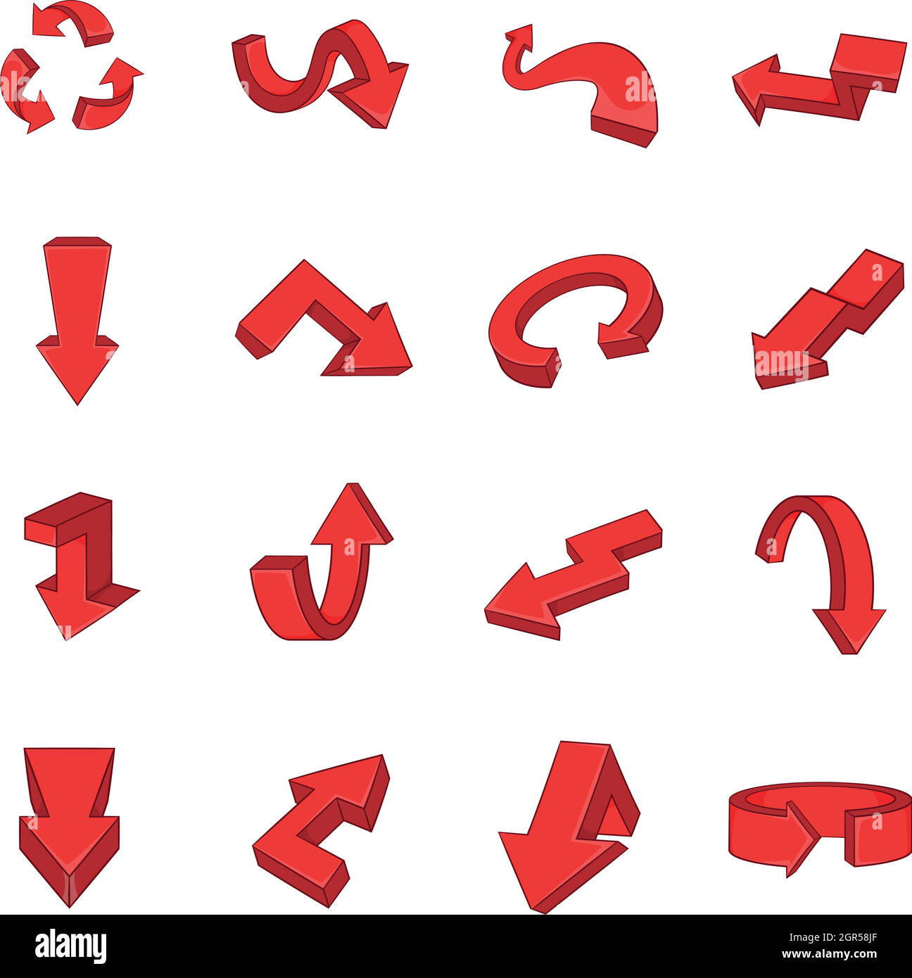 Download simple icons in Stock Vector Images - Alamy