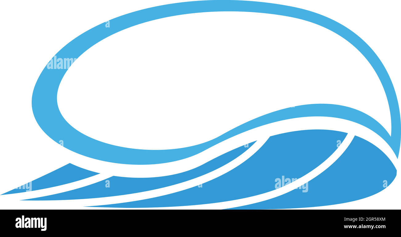 High wave icon simple hi-res stock photography and images - Alamy