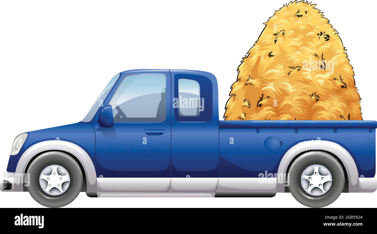 Blue truck clipart hi-res stock photography and images - Alamy
