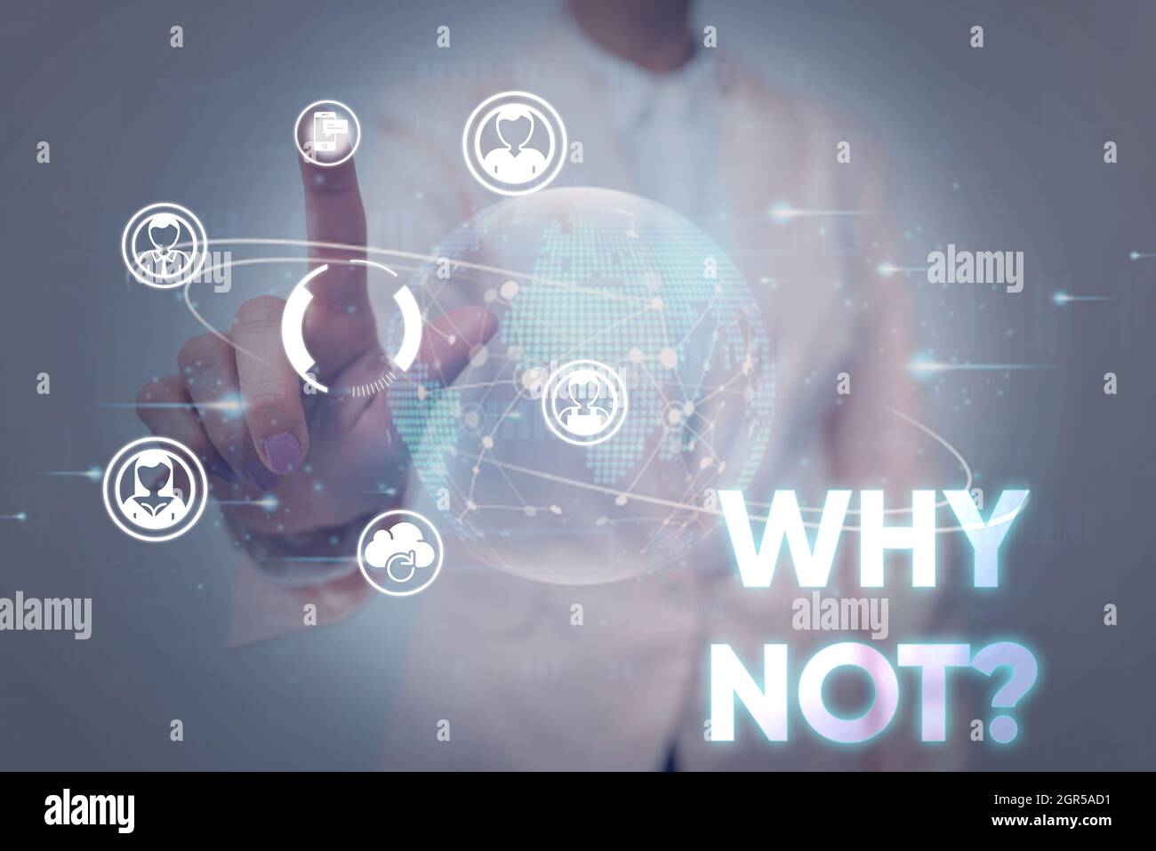 Writing displaying text Why Notquestion. Business idea it is used to ...