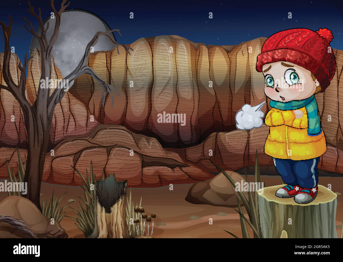 Desert boy Stock Vector Images - Alamy