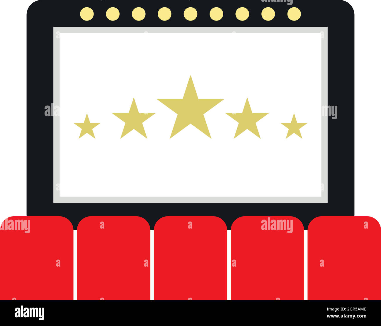 Audience watching projection screen hi-res stock photography and images ...