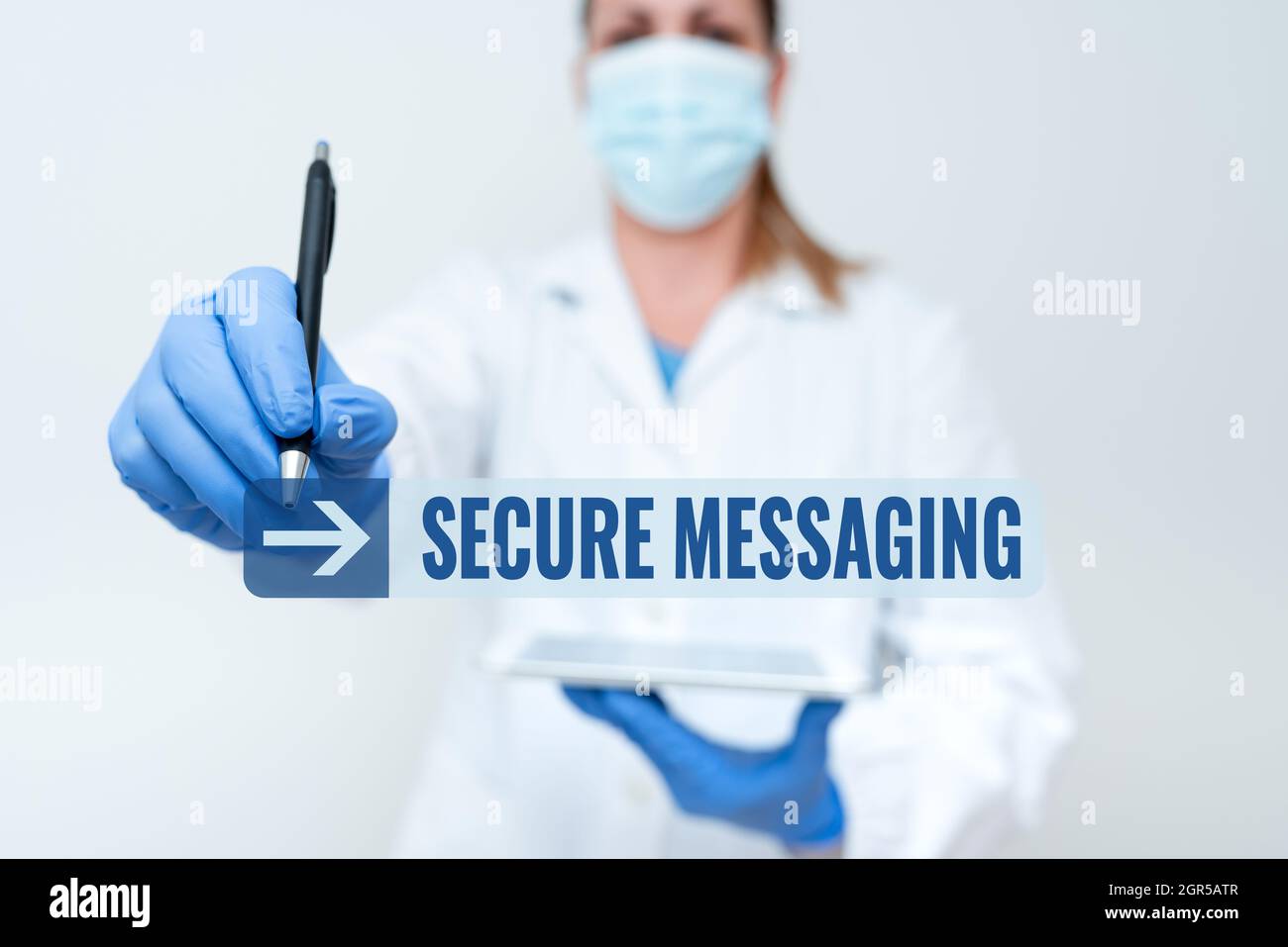 Inspiration Showing Sign Secure Messaging Business Concept Protect Critical Data When Sent
