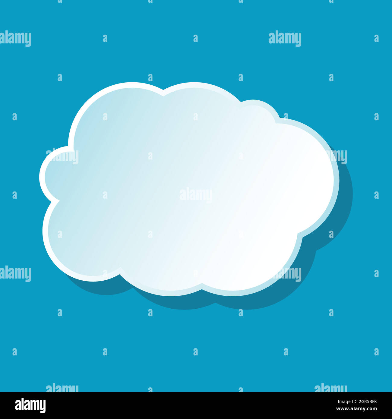 White cloud icon Stock Vector Image & Art - Alamy