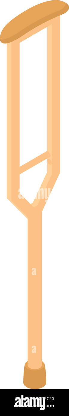 Axillary crutche icon, cartoon style Stock Vector Image & Art - Alamy