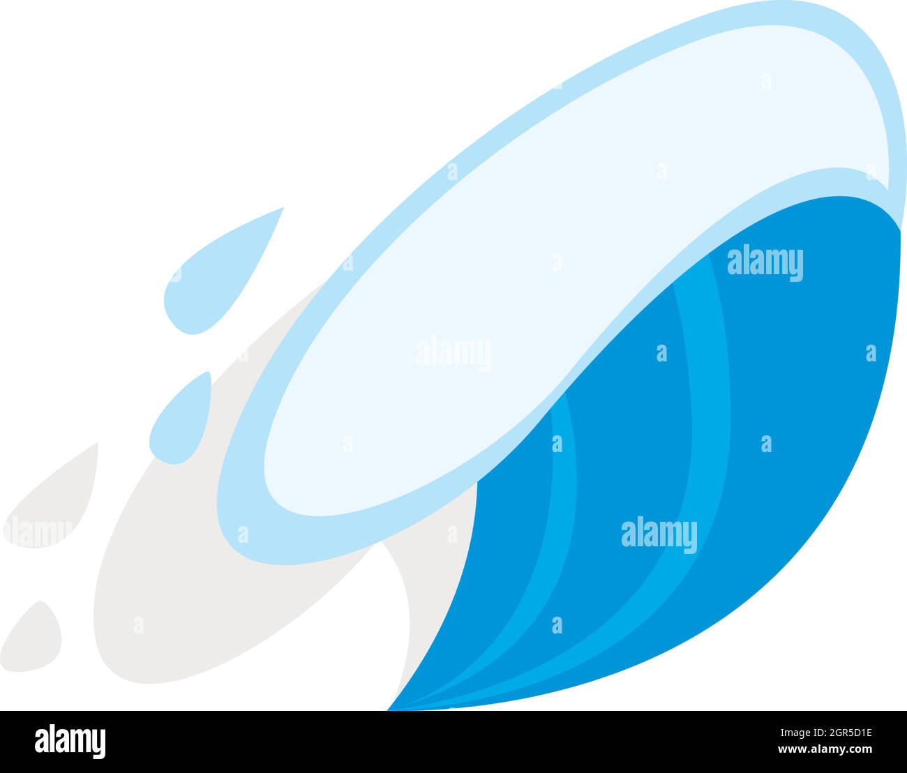 Ocean wave icon, isometric 3d style Stock Vector Image & Art - Alamy