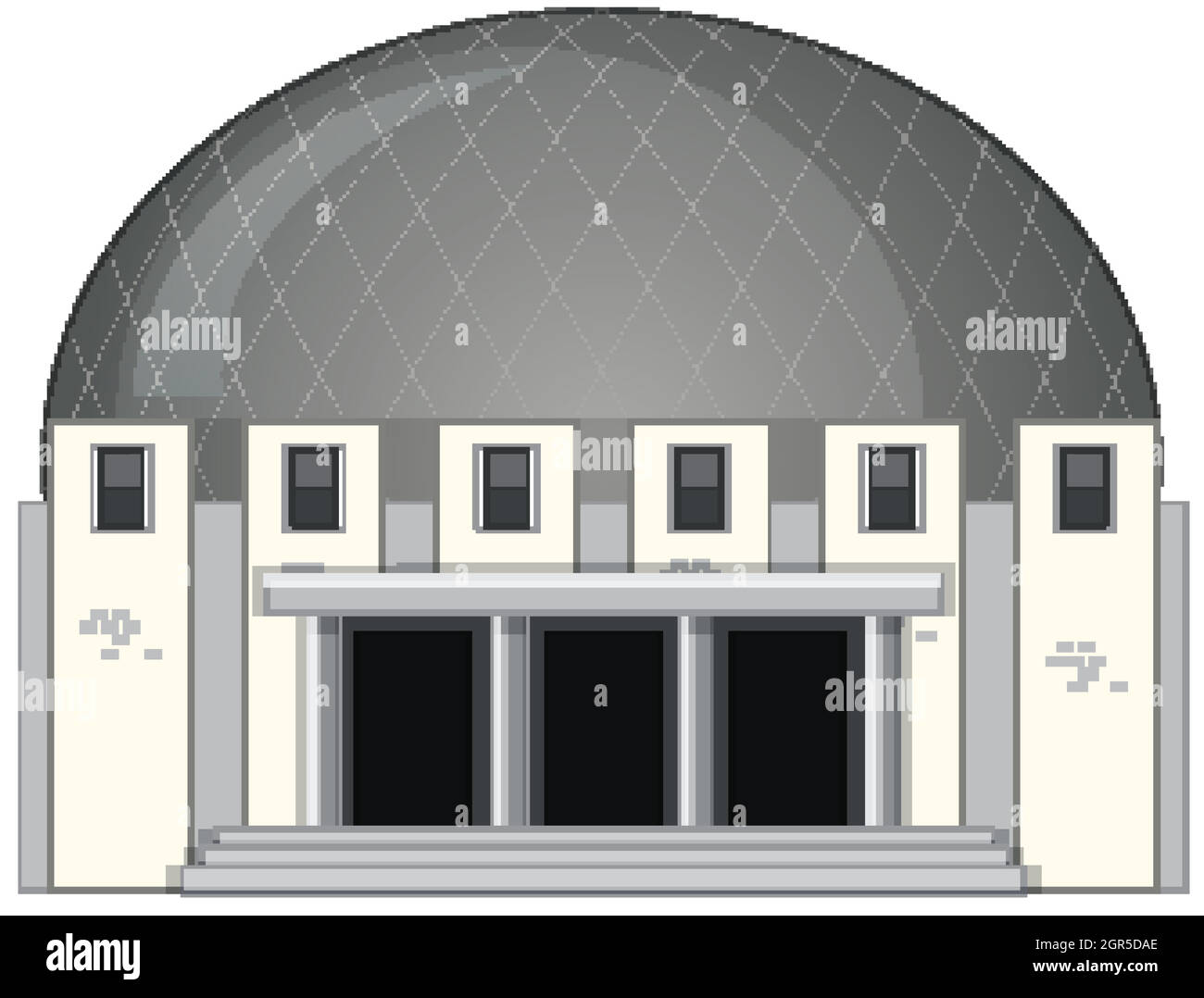 Isolated picture of modern building Stock Vector Image & Art - Alamy