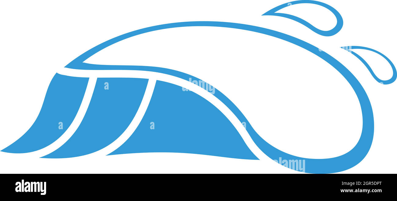 Ocean wave icon hi-res stock photography and images - Alamy