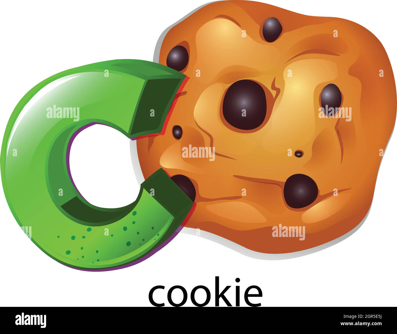 A letter C for cookie Stock Vector Image & Art - Alamy