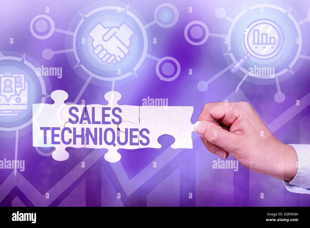 Conceptual display Sales Techniques. Business idea methods that sales ...