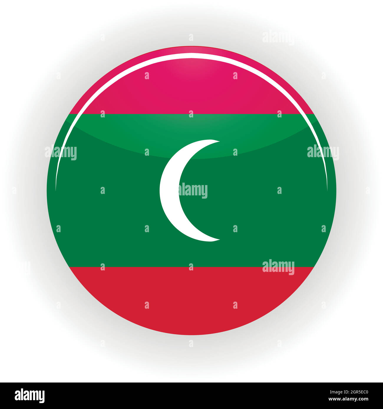 Maldives icon circle Stock Vector Image & Art - Alamy