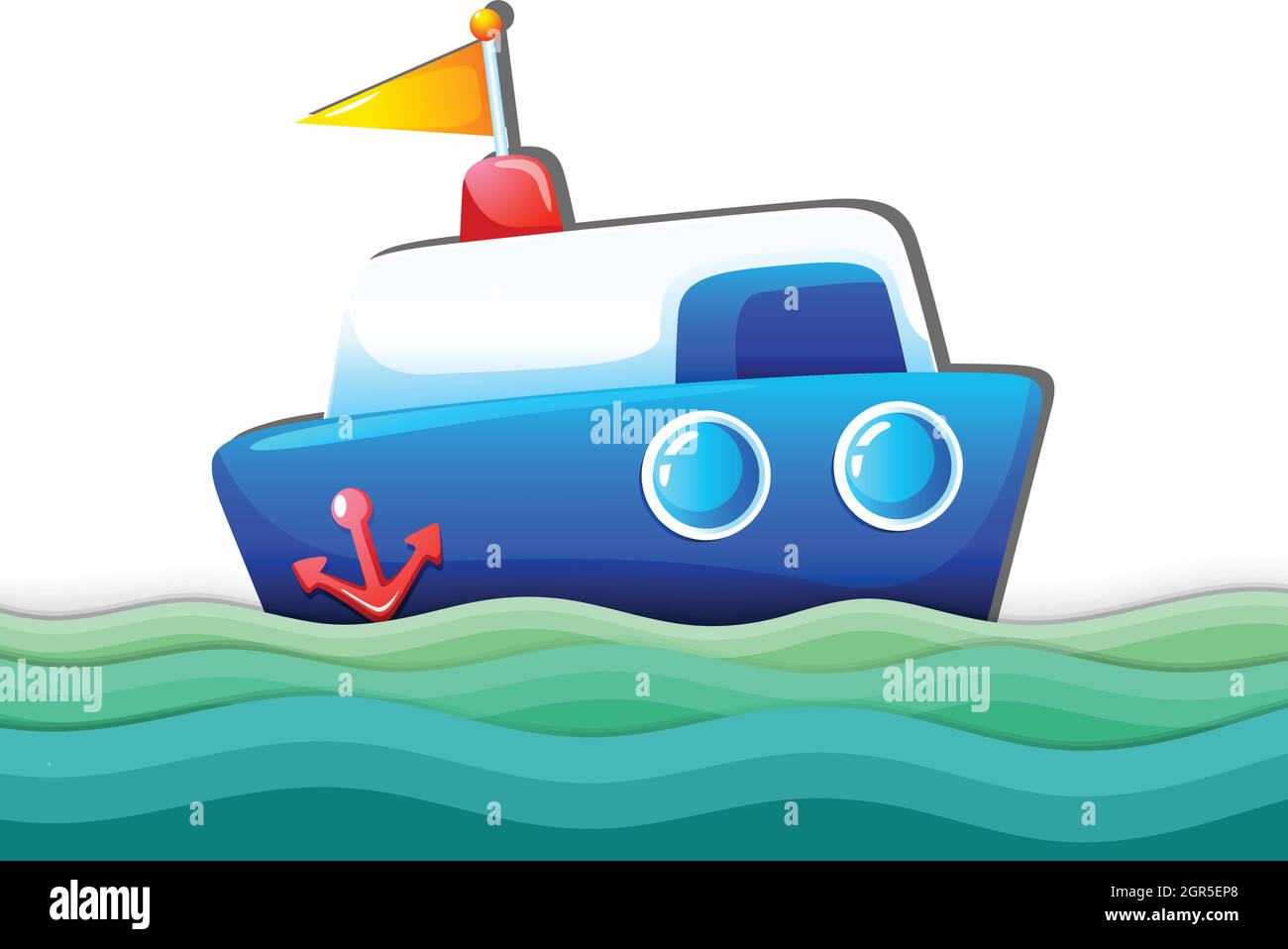 Ocean ship travel Stock Vector Images - Alamy