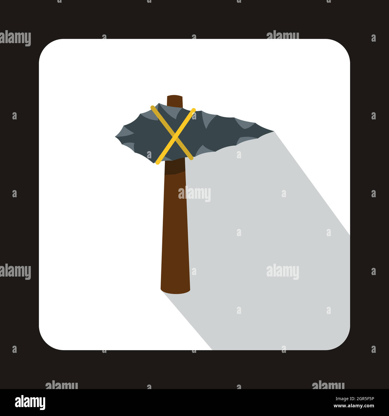 Stone axe icon Stock Vector Images - Alamy