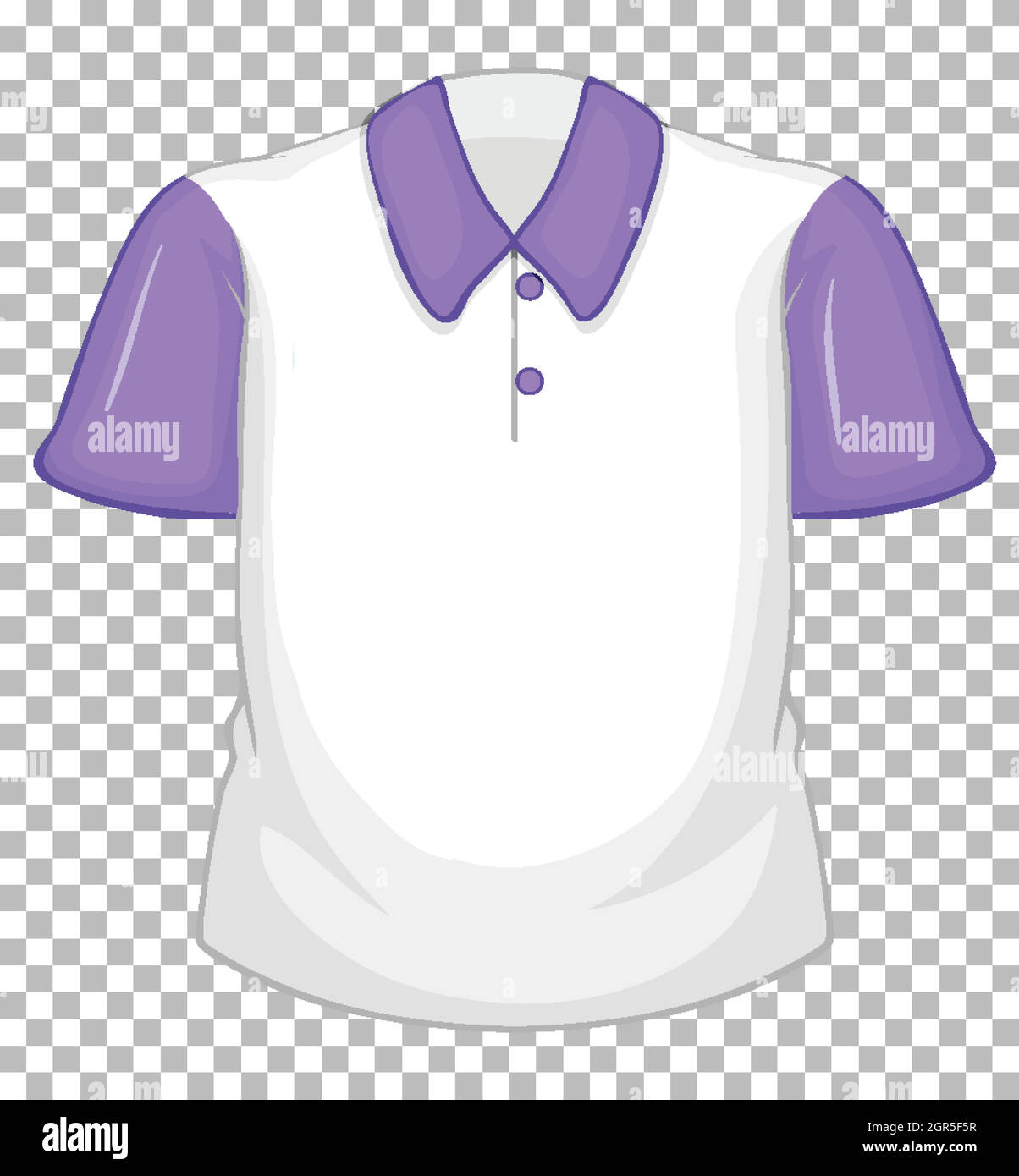Simple polo shirt on transparent background Stock Vector Image & Art ...