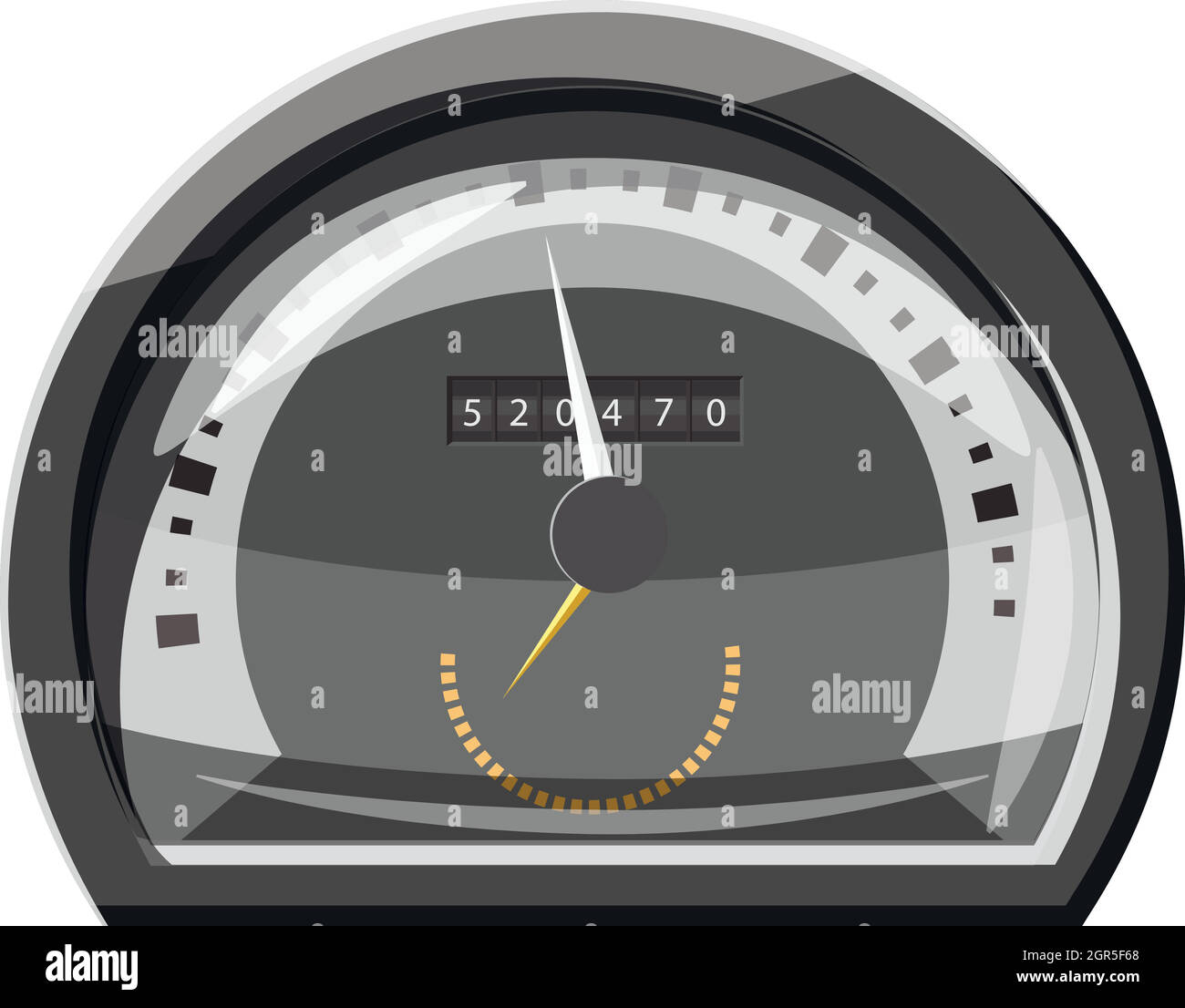 Grey speedometer for cars icon, cartoon style Stock Vector Image & Art ...