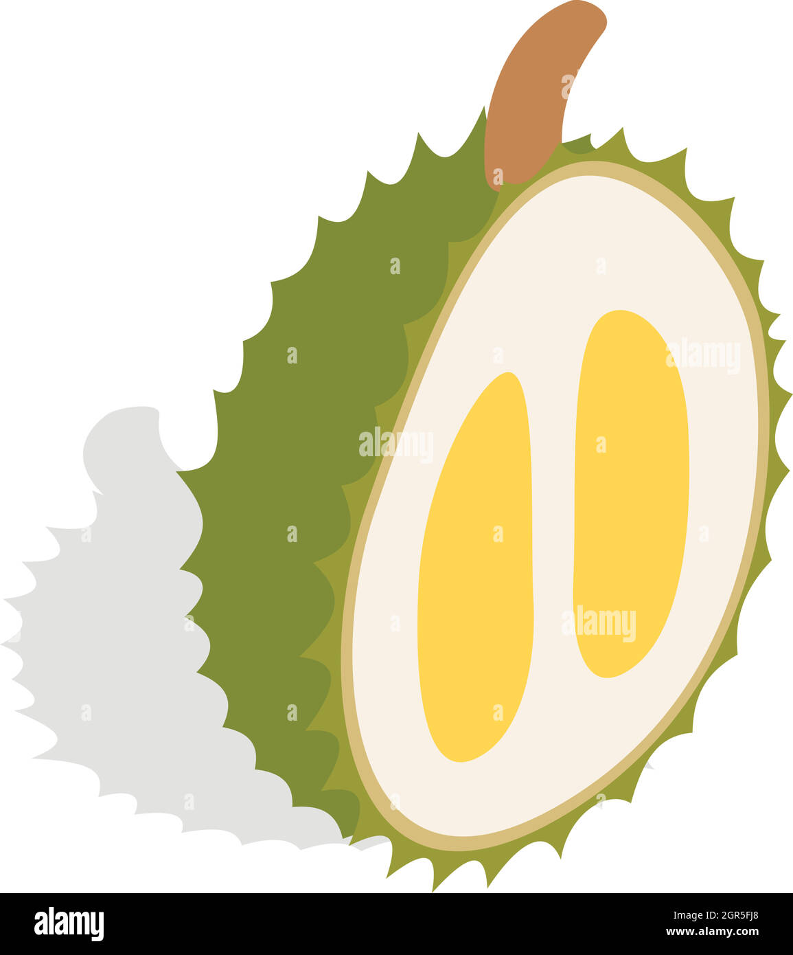 Durian tree Stock Vector Images - Alamy