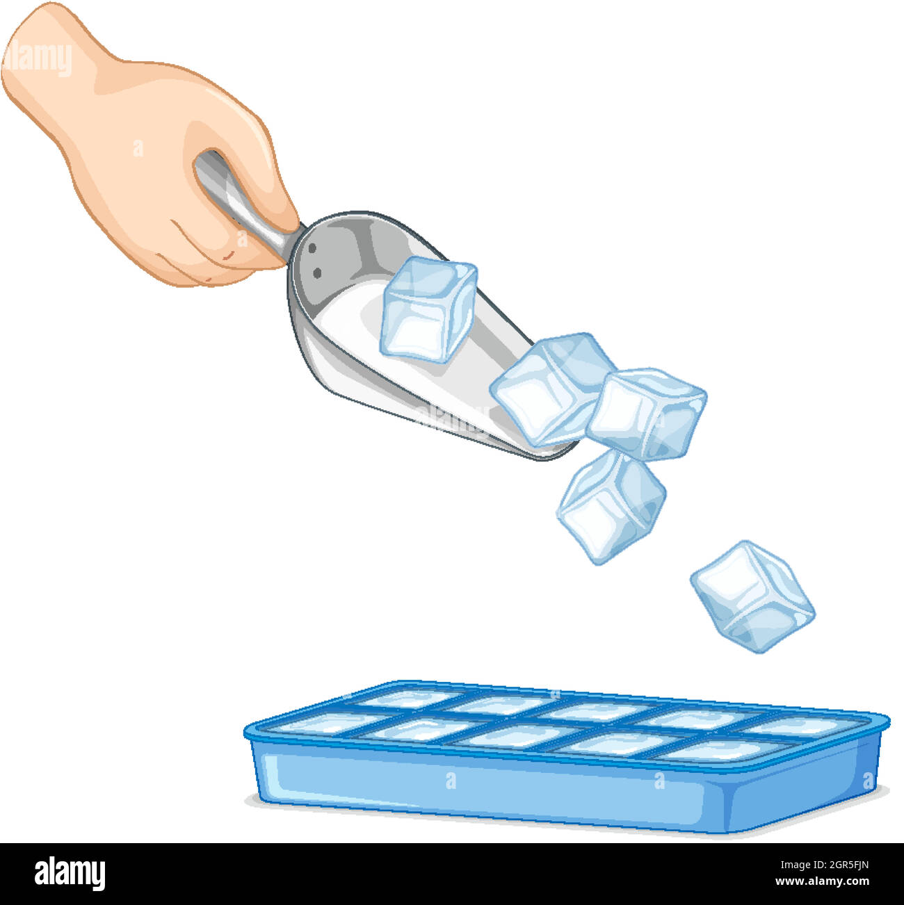 Icecube background Stock Vector Images - Alamy