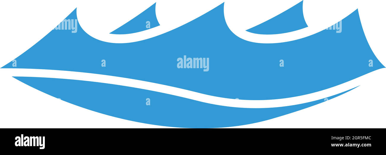 Small wave icon, simple style Stock Vector Image & Art - Alamy