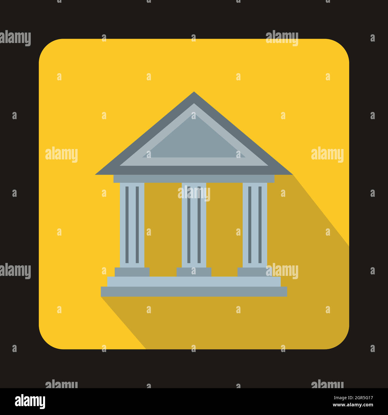 Flat vector old building Stock Vector Images - Alamy