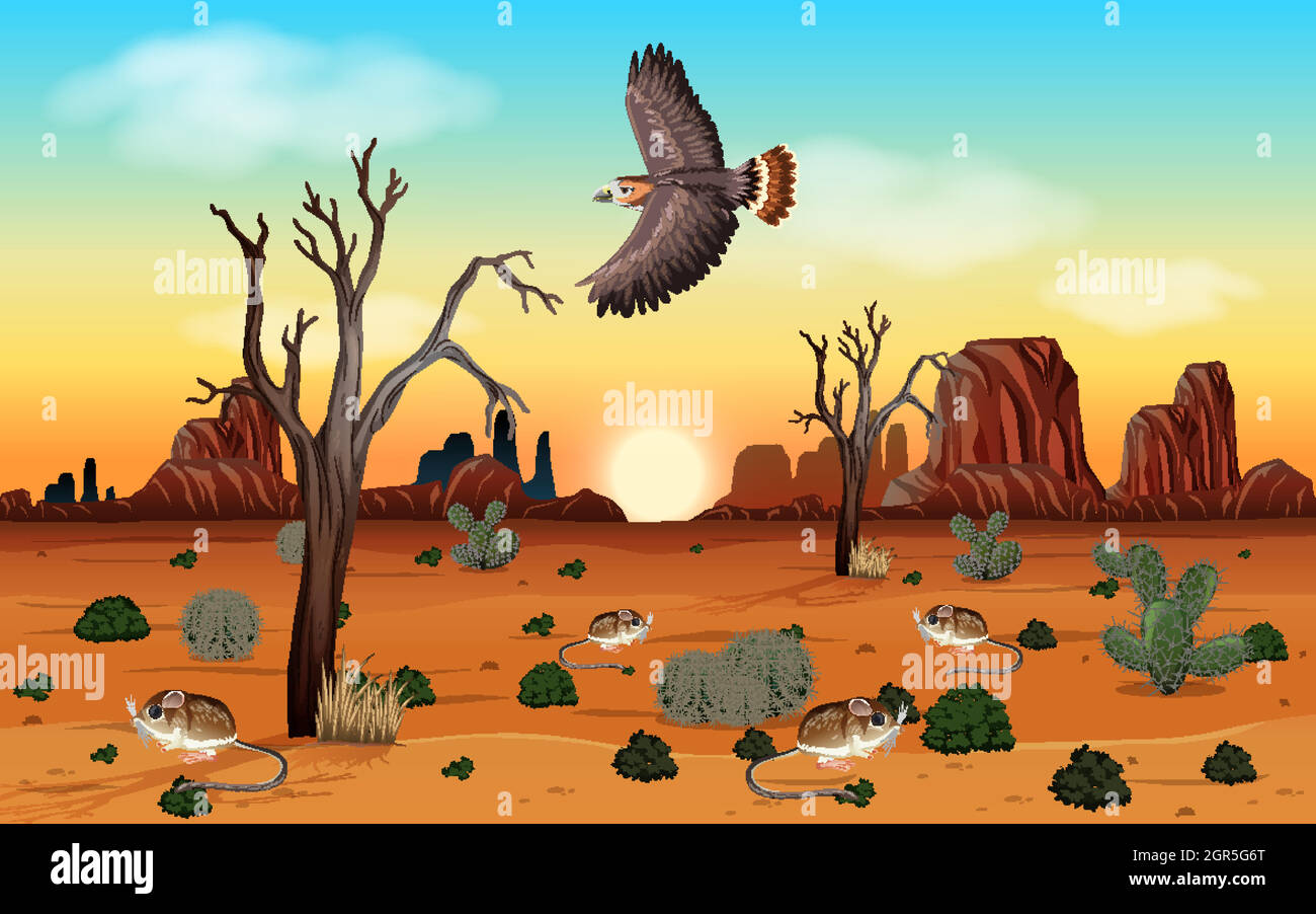 Desert rat Stock Vector Images - Alamy