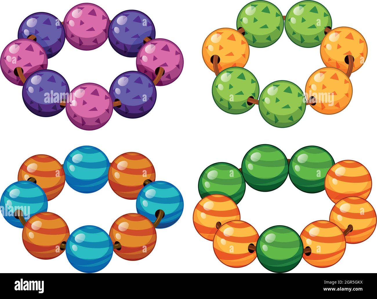 Made of beads Cut Out Stock Images & Pictures - Alamy