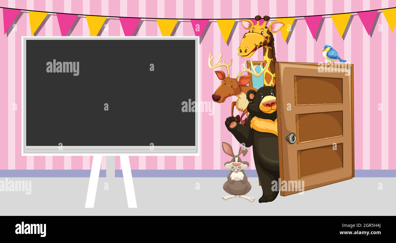 Classroom elements cartoon Stock Vector Images - Alamy