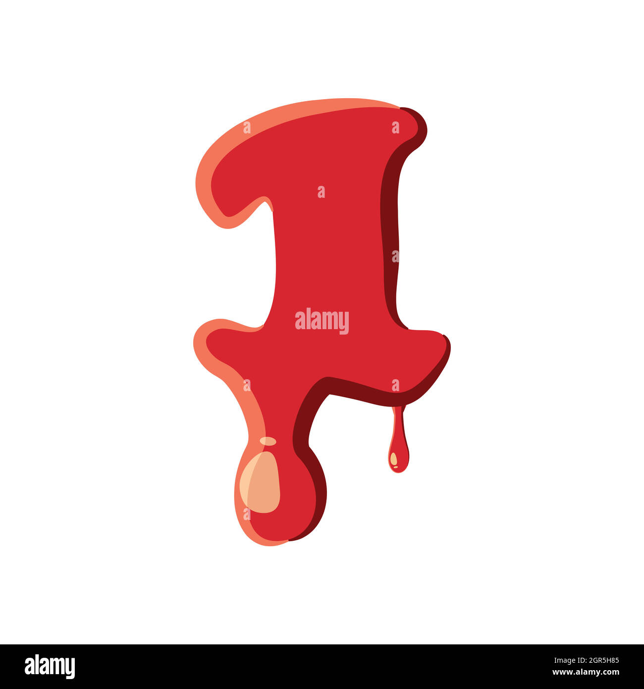 Number one on white Cut Out Stock Images & Pictures - Alamy