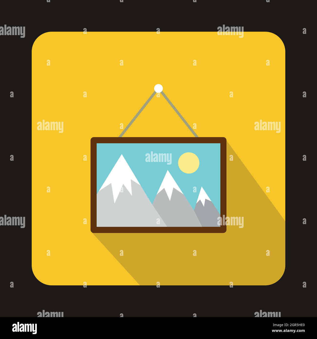 Wall art canvas in Stock Vector Images - Alamy