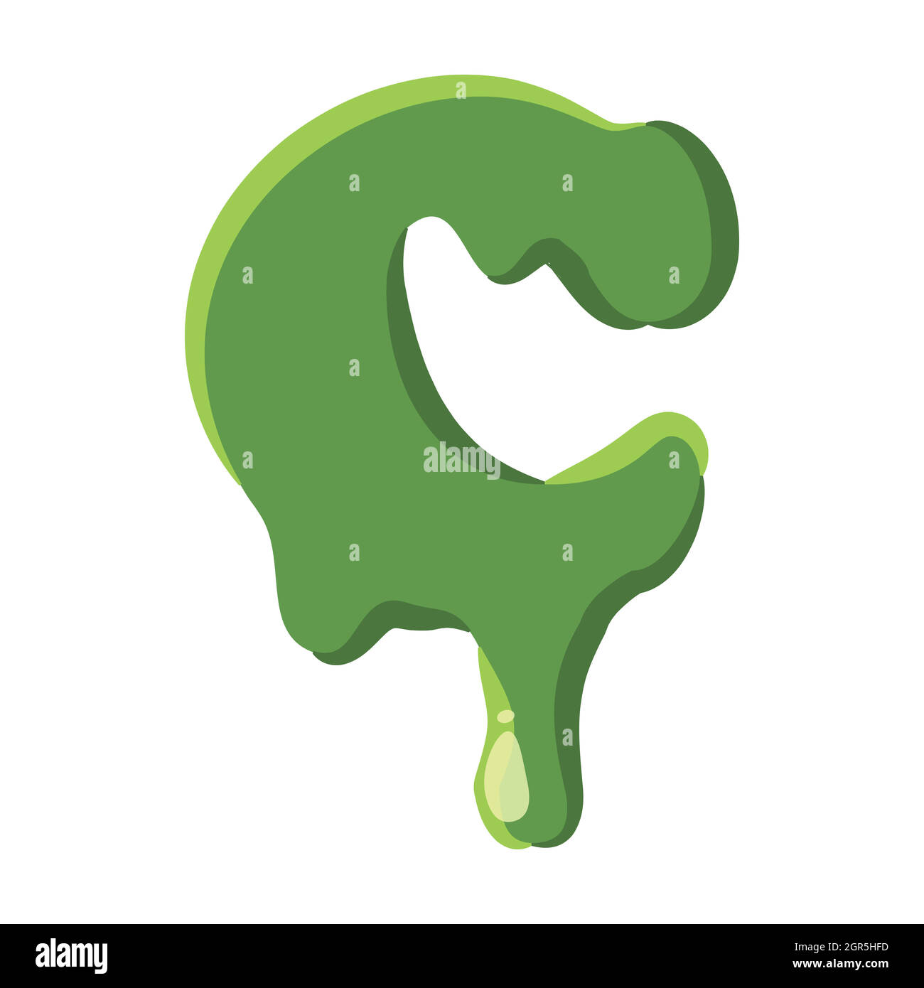 Slime shape green toxic Stock Vector Images - Alamy