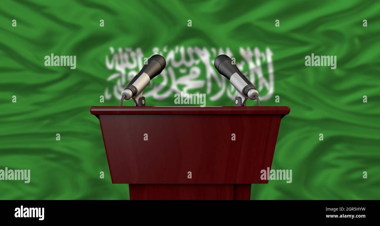 Saudi Arabia flag,military and justice concept Stock Photo - Alamy