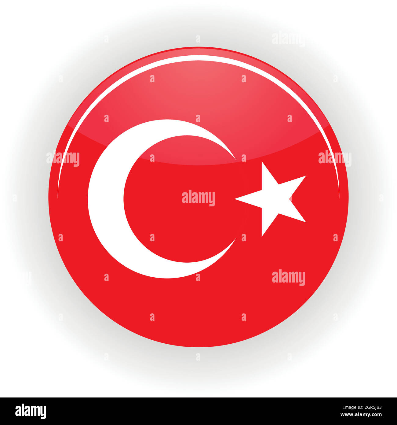 Turkey icon circle Stock Vector Image & Art - Alamy